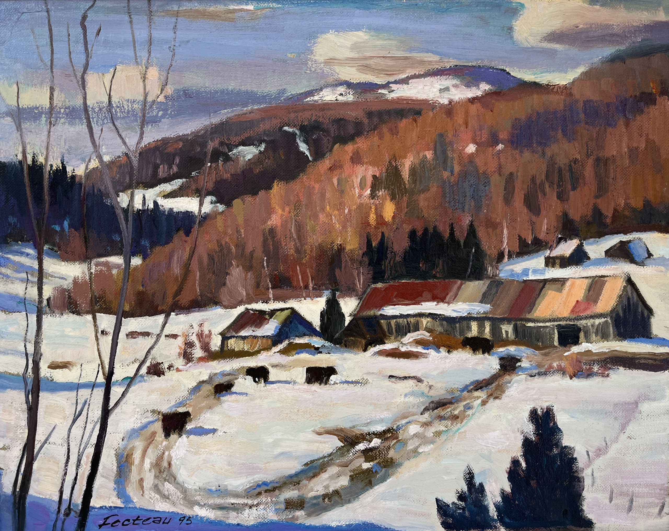 Marcel Fecteau | Première sortie | Canadian Fine Art Online