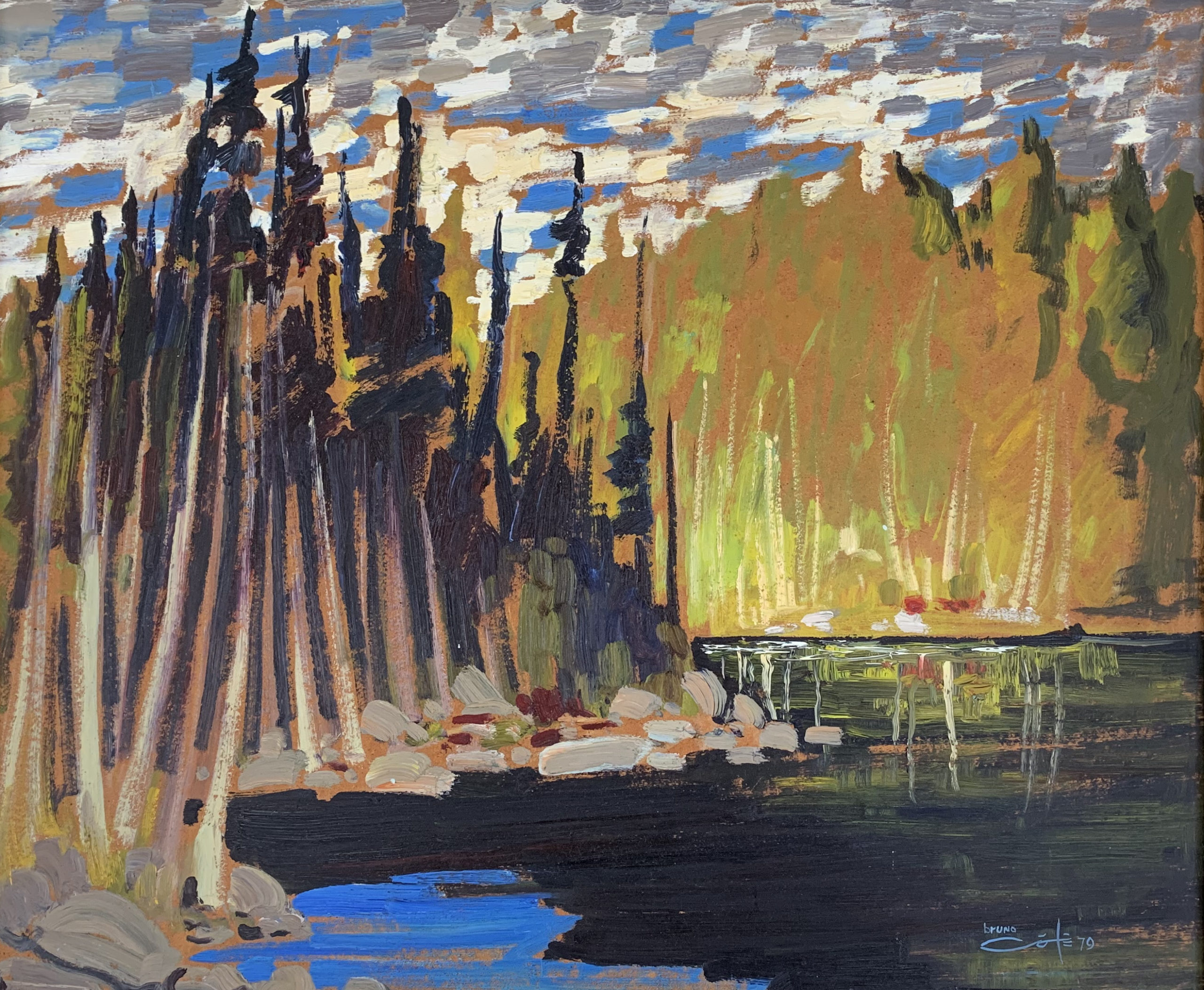 Bruno Côté | Rivière Malbaie | Canadian Fine Art Online