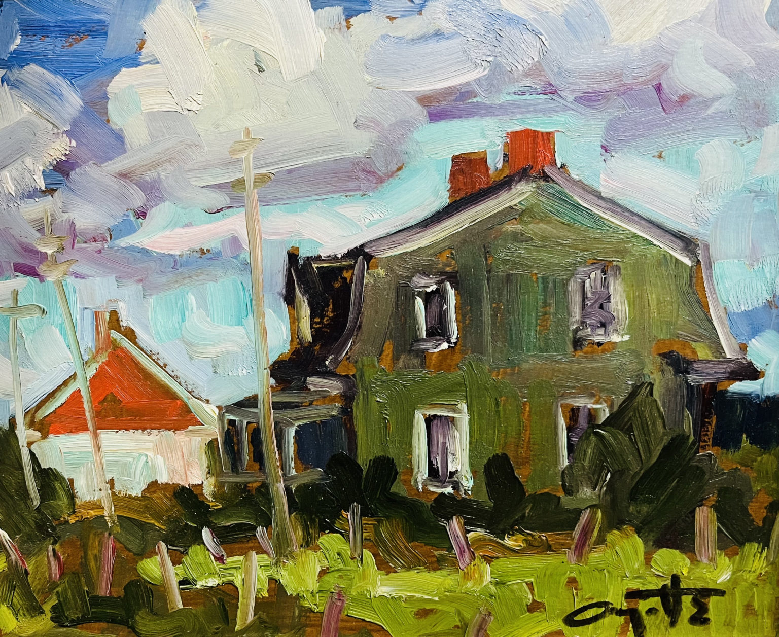 Leo Ayotte | Maison de campagne | Canadian Fine Art Online