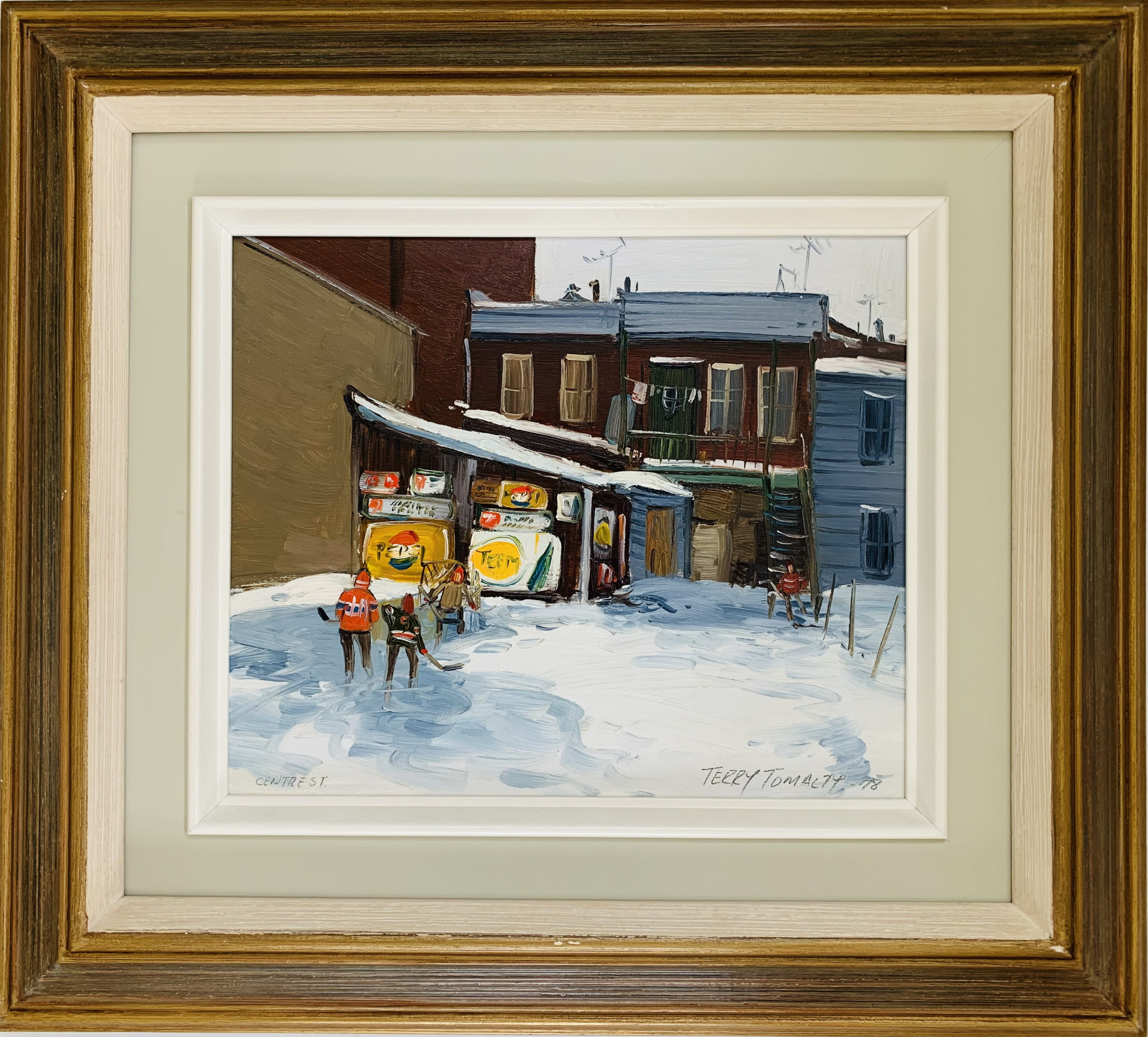 Terry Tomalty | Centre street, Montreal | Canadian Fine Art Online