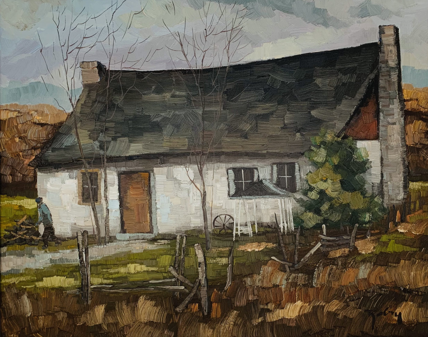 Gaston Rebry | Vieille maison, Ile d'Orléans | Canadian Fine Art Online